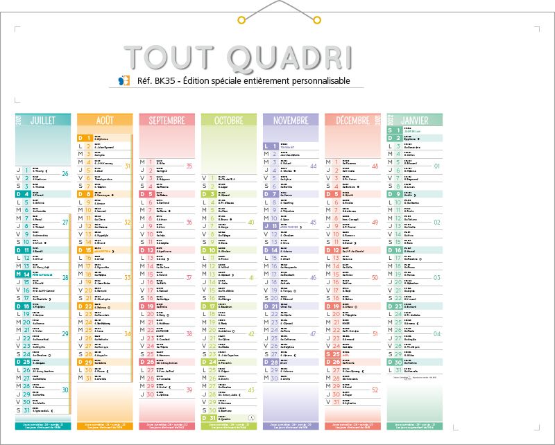 Calendrier Sur Mesure | Calendriers publicitaires | KelCom