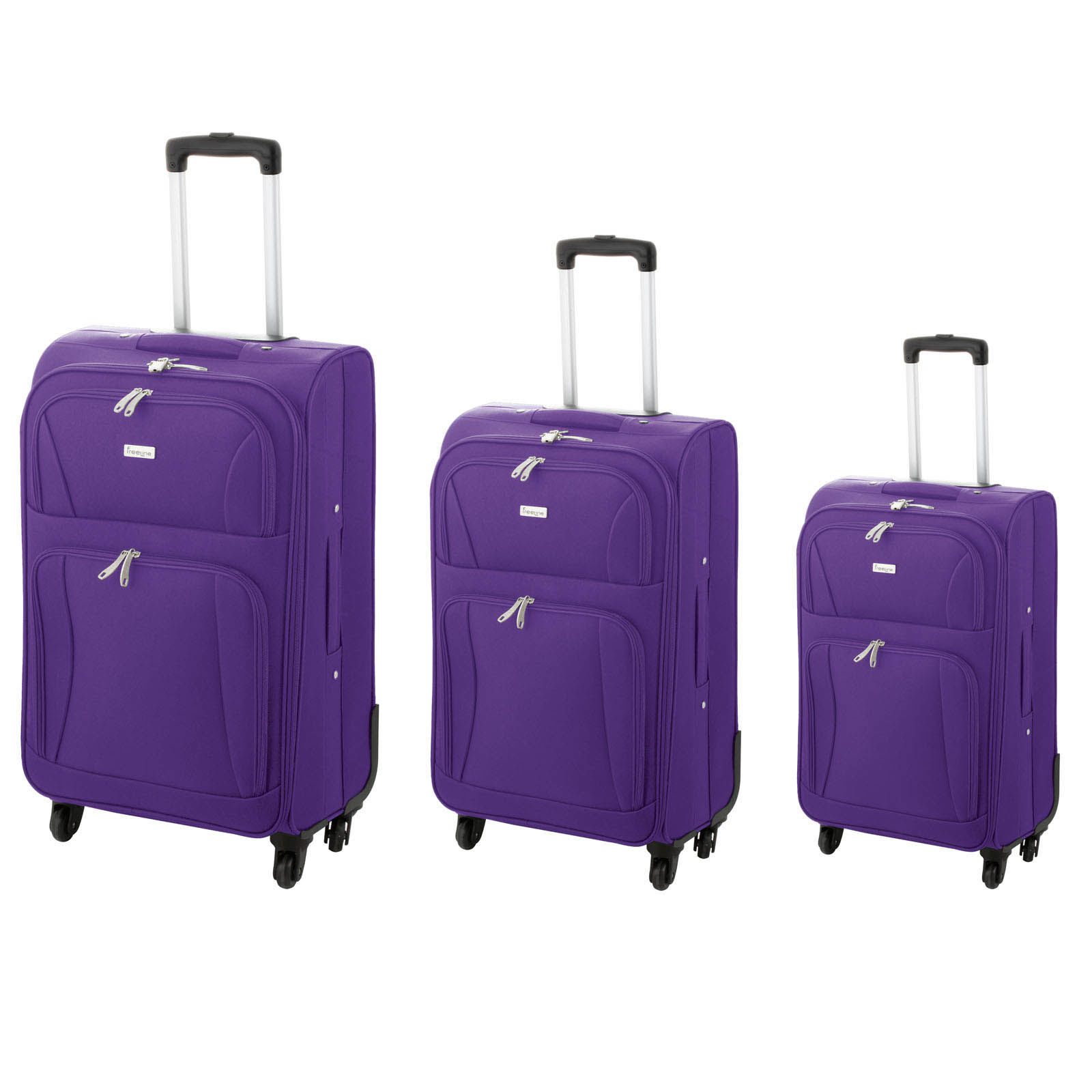 Set De 3 Valises Mauve, Sacase195 | | KelCom